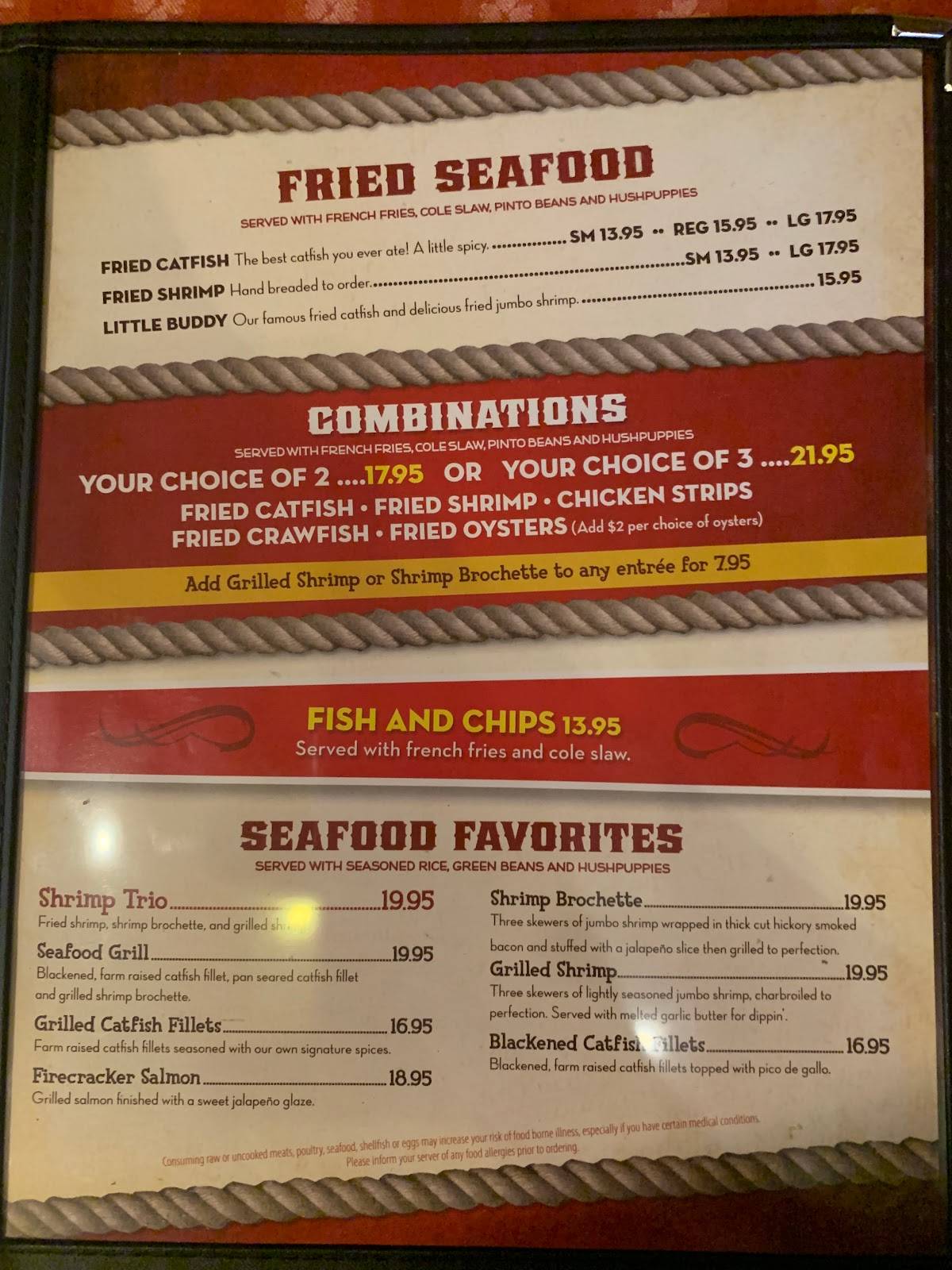 Menu at Clear Springs Restaurant, New Braunfels, TX-46