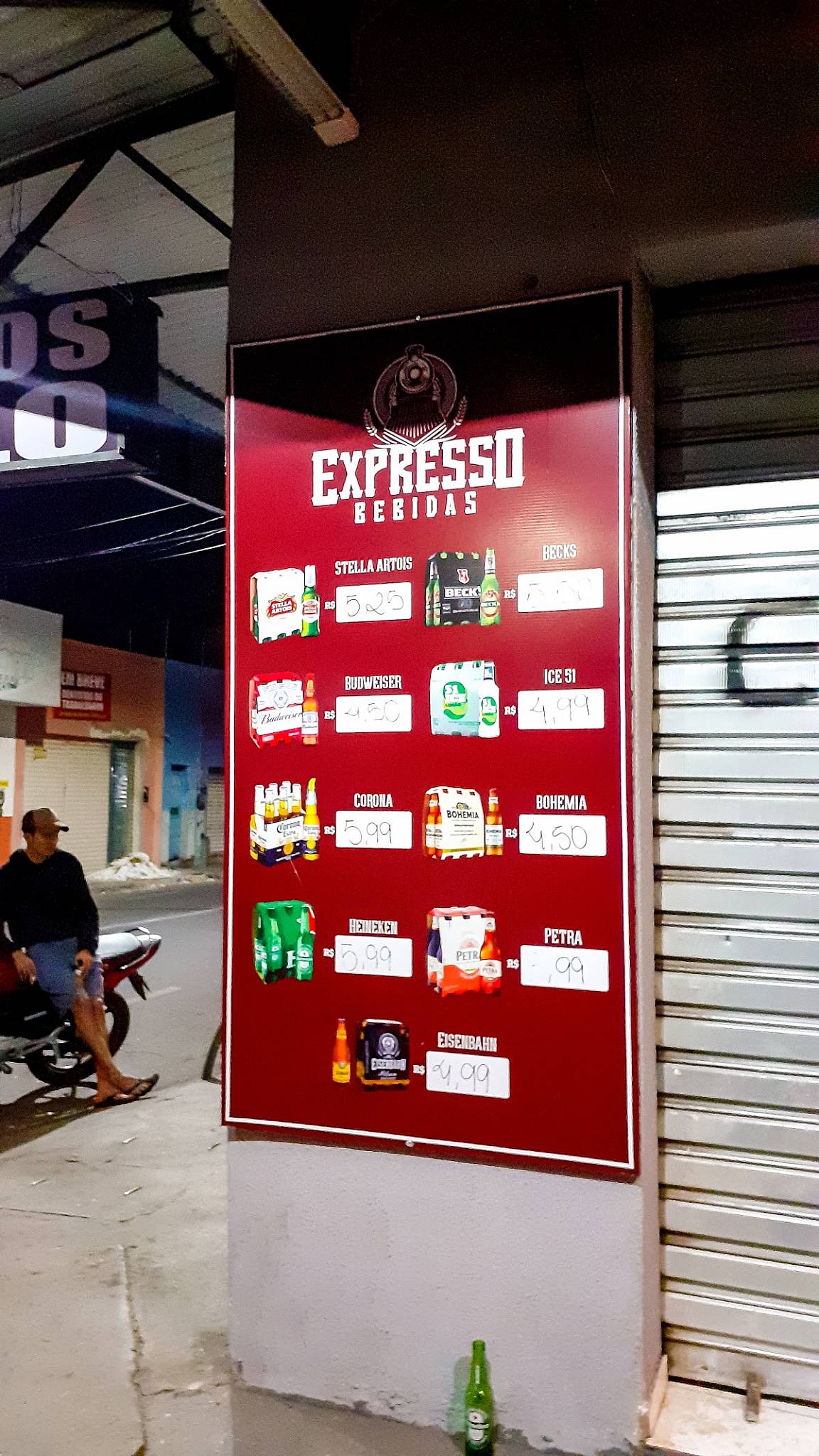 Menu em Container Bar, Imperatriz