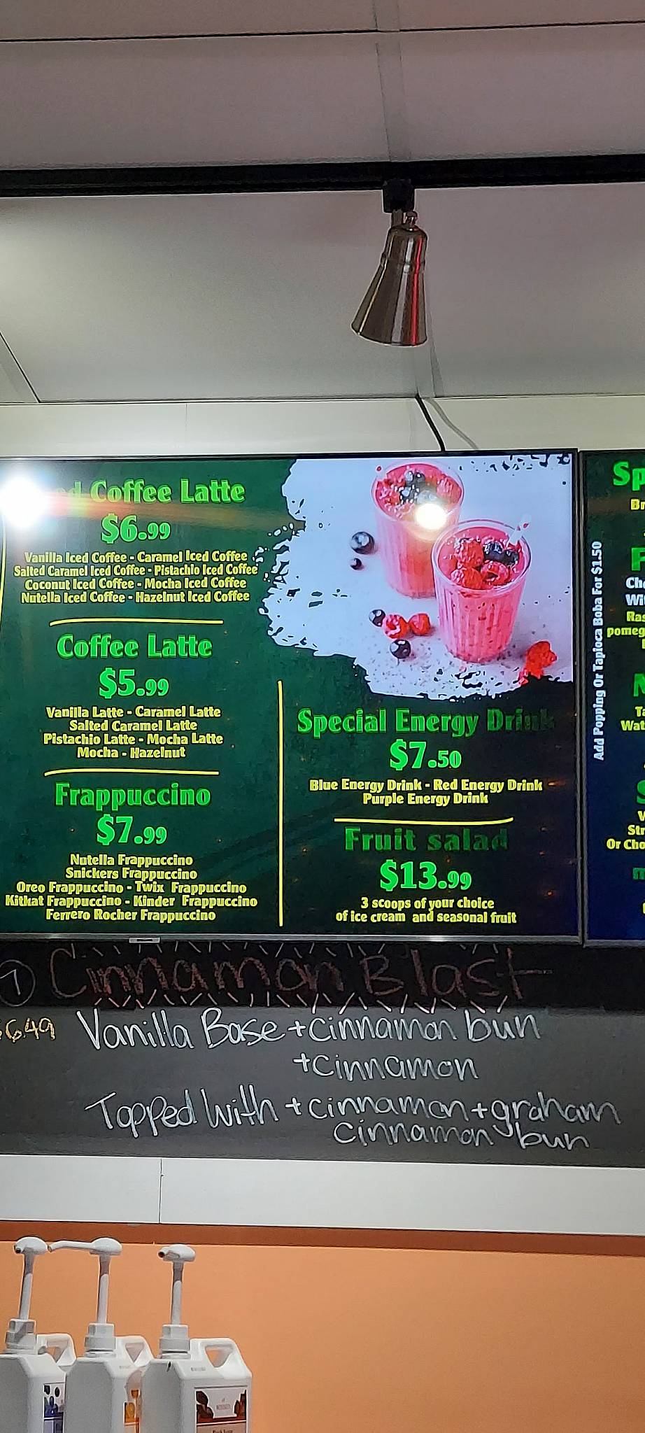 Menu at Crepe & Boba Station desserts, Pickerington
