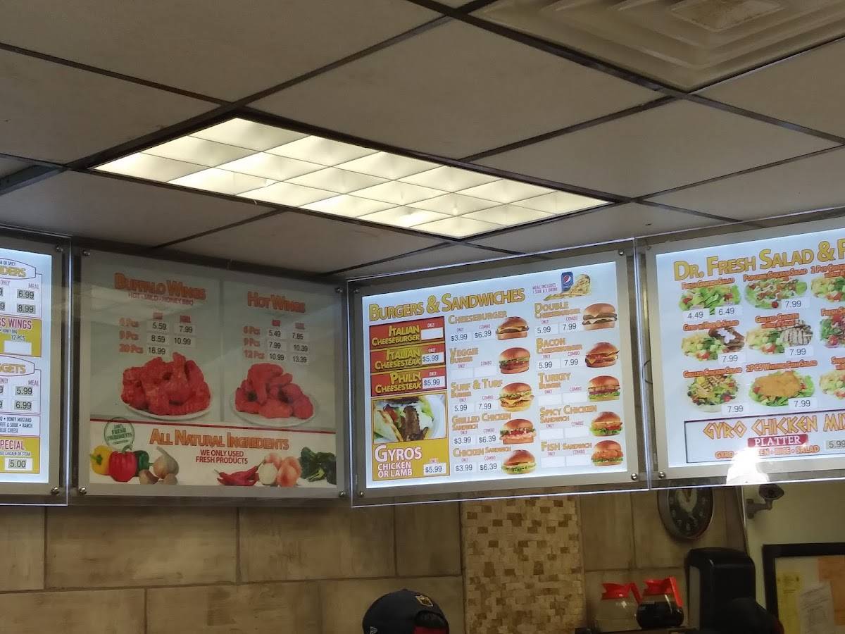 Menu at Crunchy Kitchen restaurant, Newark, 942 Broad St