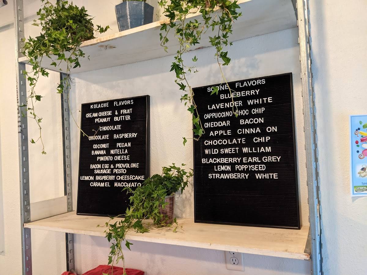 Menu at Wild Sweet William's Bakery, Searcy