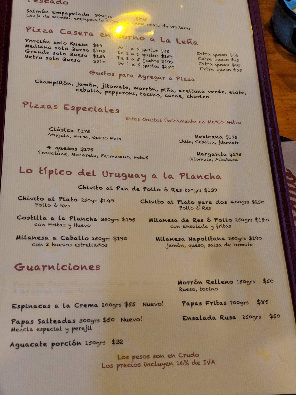 Carta del restaurante Don Asado Rio Lerma, Ciudad del México, C. Río ...
