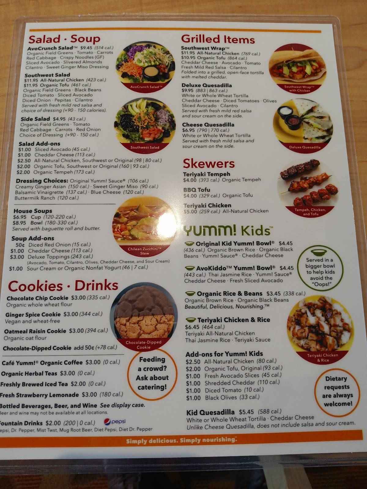 Menu at Cafe Yumm! - Lakemoor, Eagle