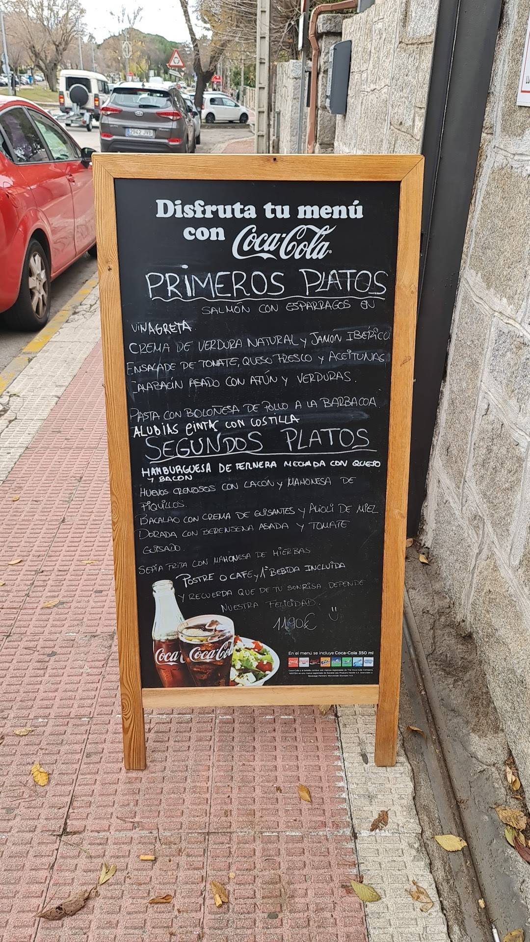 Carta del restaurante El Caldero del Villalba, Collado Villalba