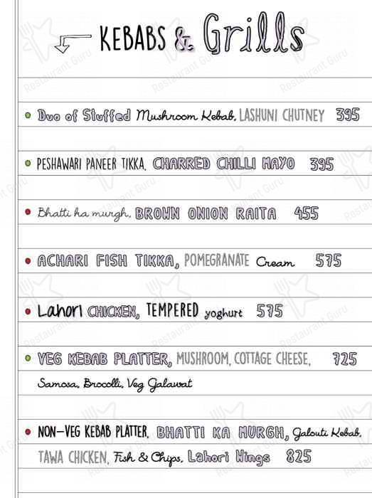 Menu at Farzi Cafe Indore, Indore, Apollo premier building