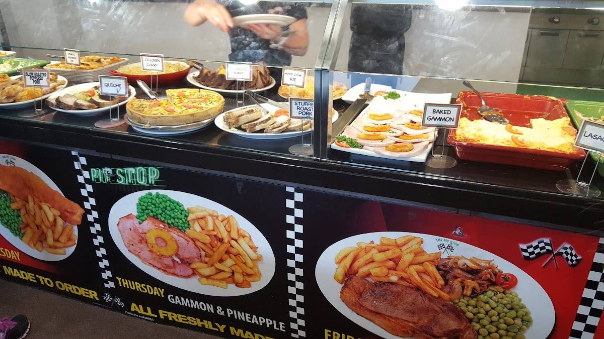 Menu at The Pit Stop Cafe, Bangor