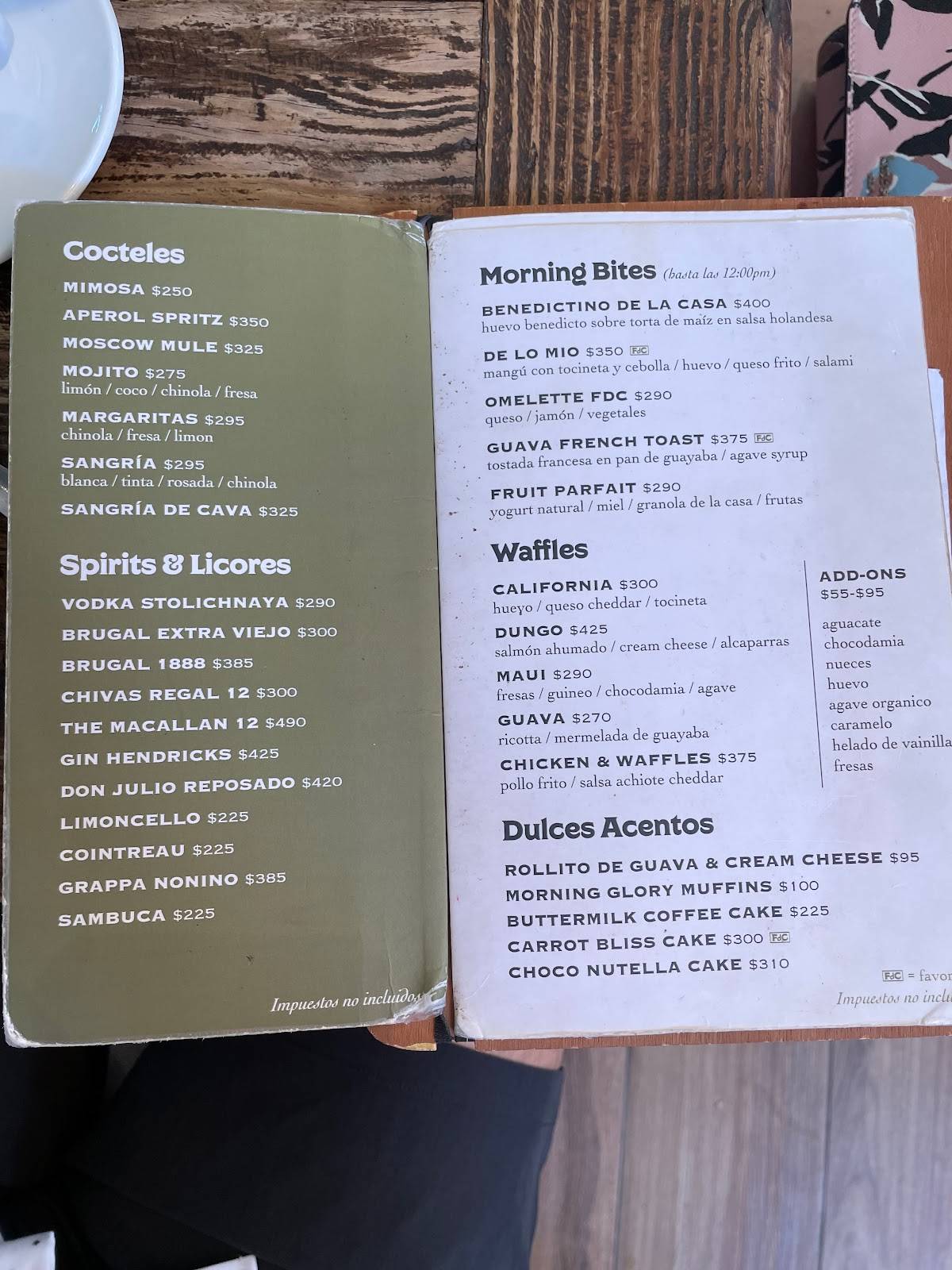 Carta de Flor de Café, Santo Domingo