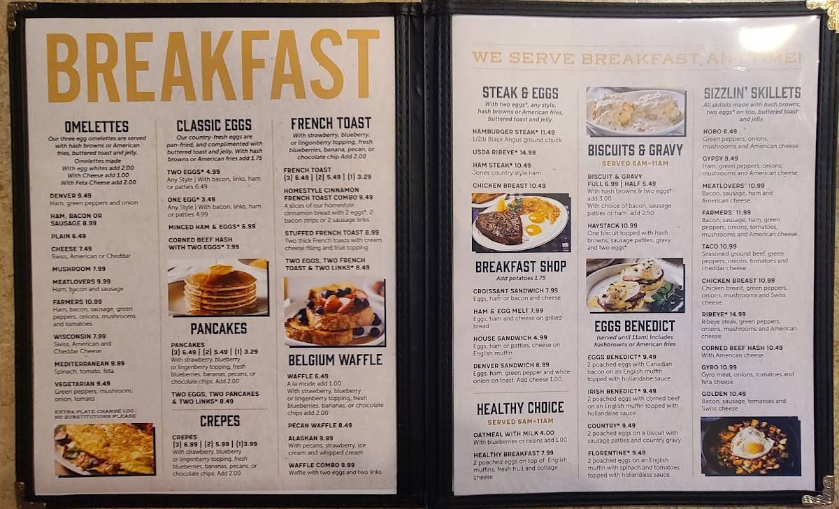 Menu at Fort Atkinson Family Restaurant, Fort Atkinson