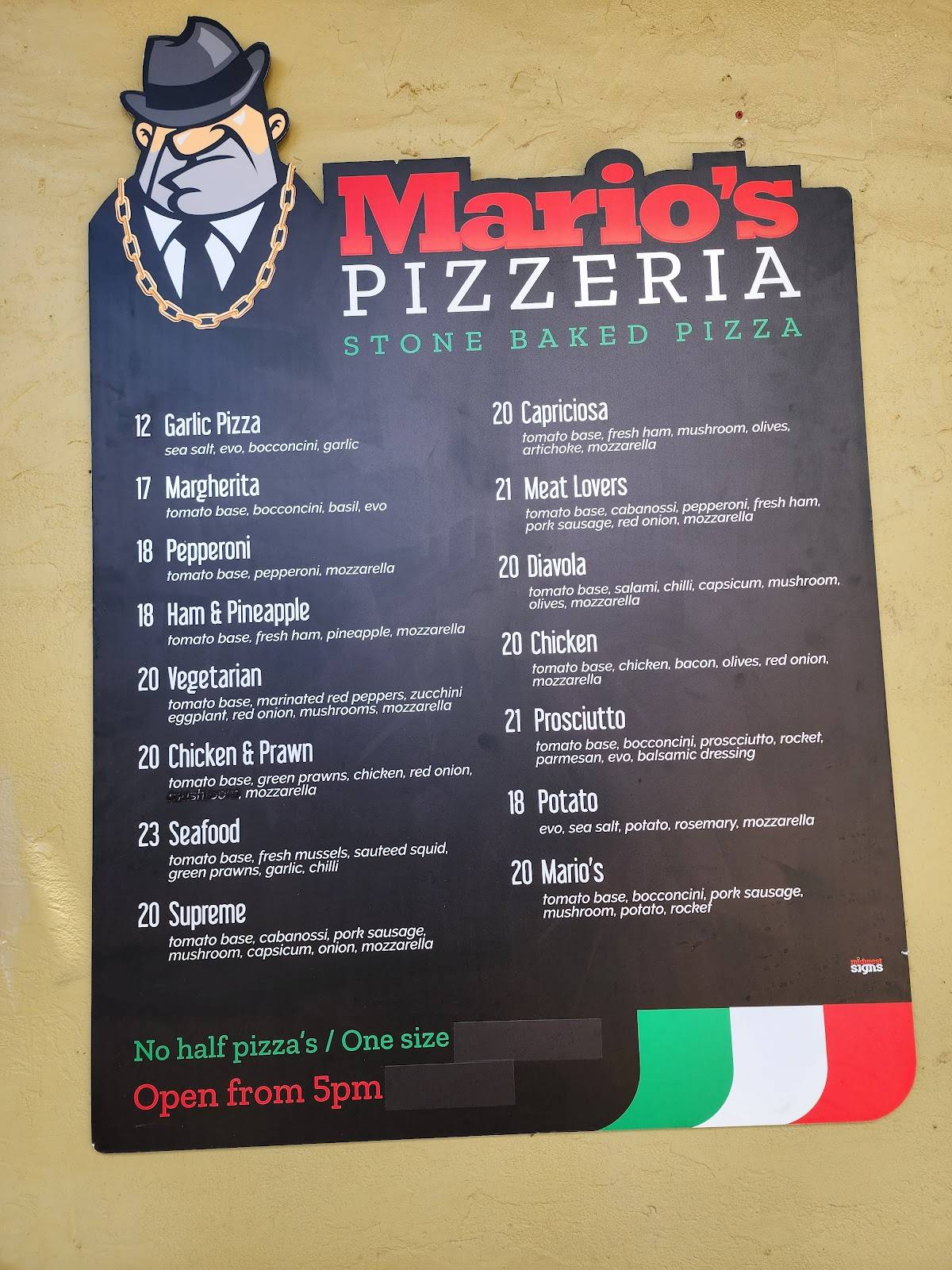 Menu at Freemasons Hotel pub & bar, Molong