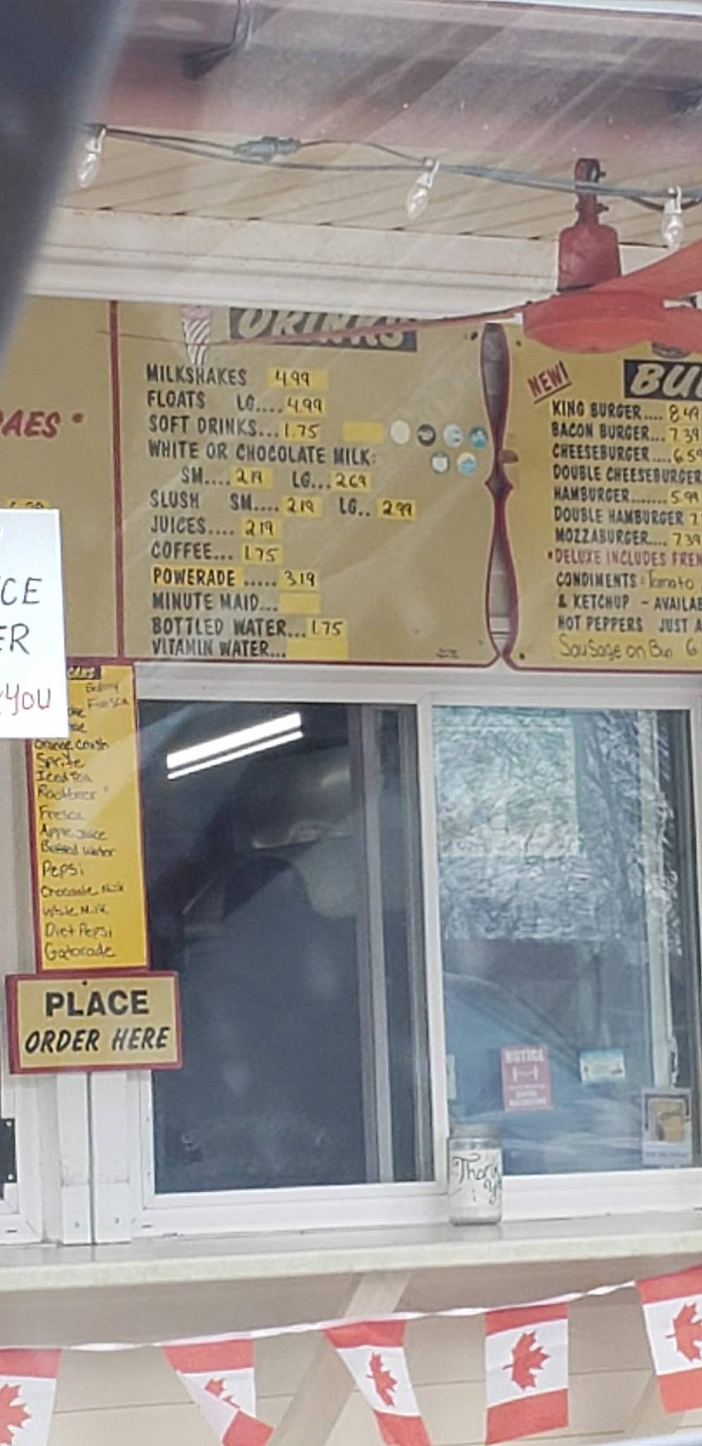 Menu at Freeze King restaurant, Huron East, Huron Rd