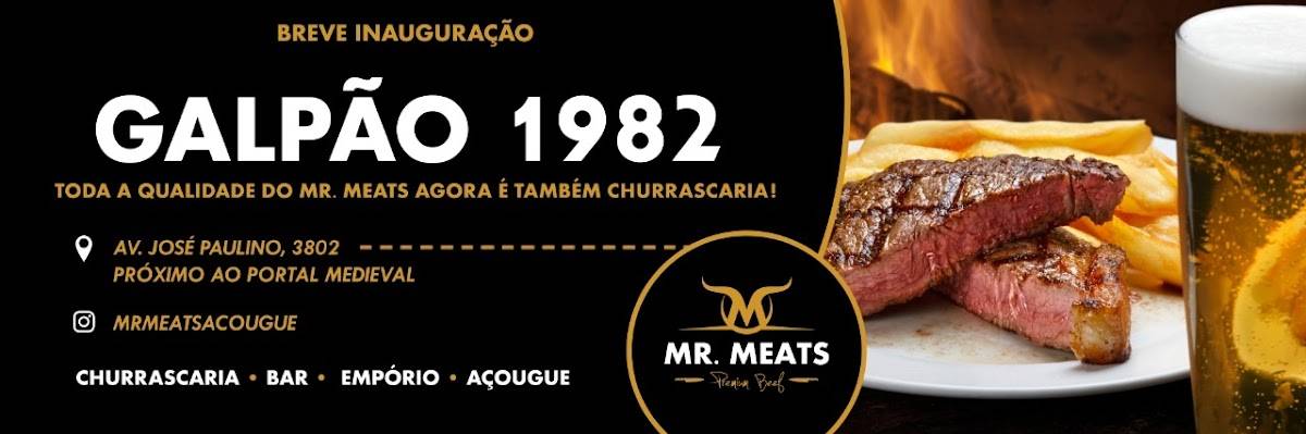 Menu at Galpão 1982 by Mr Meats pub & bar, Paulinia
