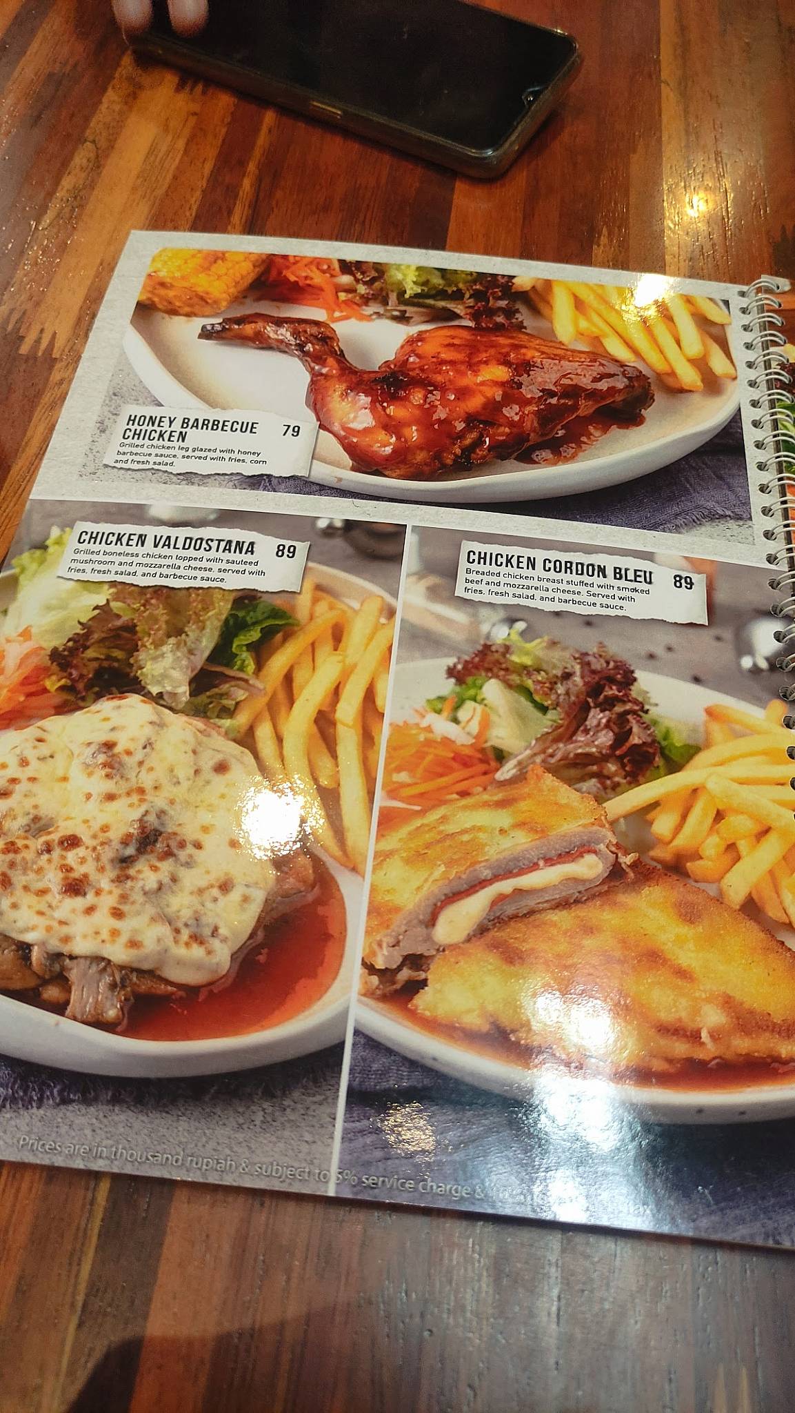 Menu at Glosis Restaurant, Bandung, Jl. Citarum No.12