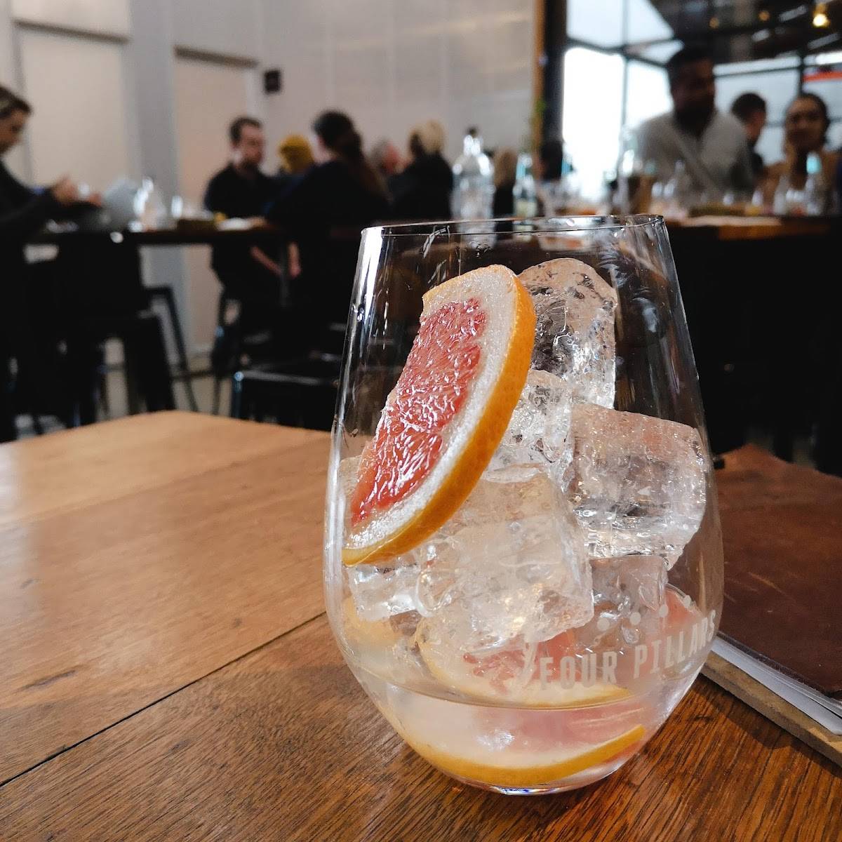 Menu at Four Pillars Gin Distillery pub & bar, Healesville