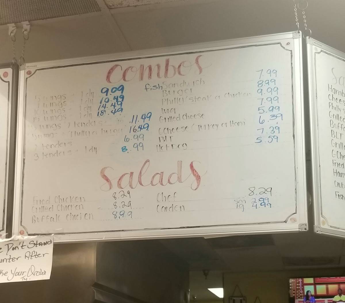 Menu at Honey Creek Wings restaurant, Conyers, Honey Creek Rd SE