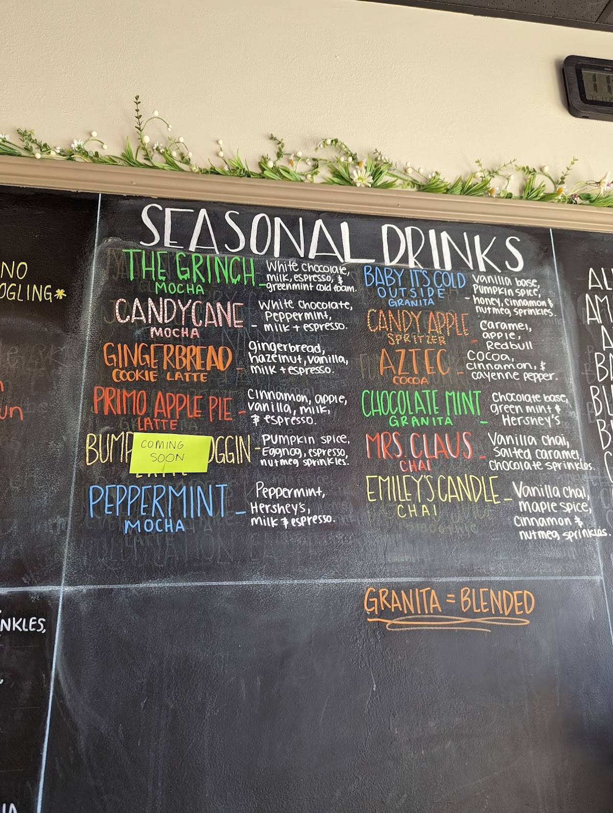 Menu at Il Primo Espresso Caffè cafe, Wichita