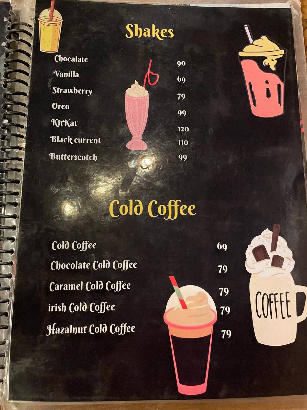 Menu at Jail House Cafe, Rohtak