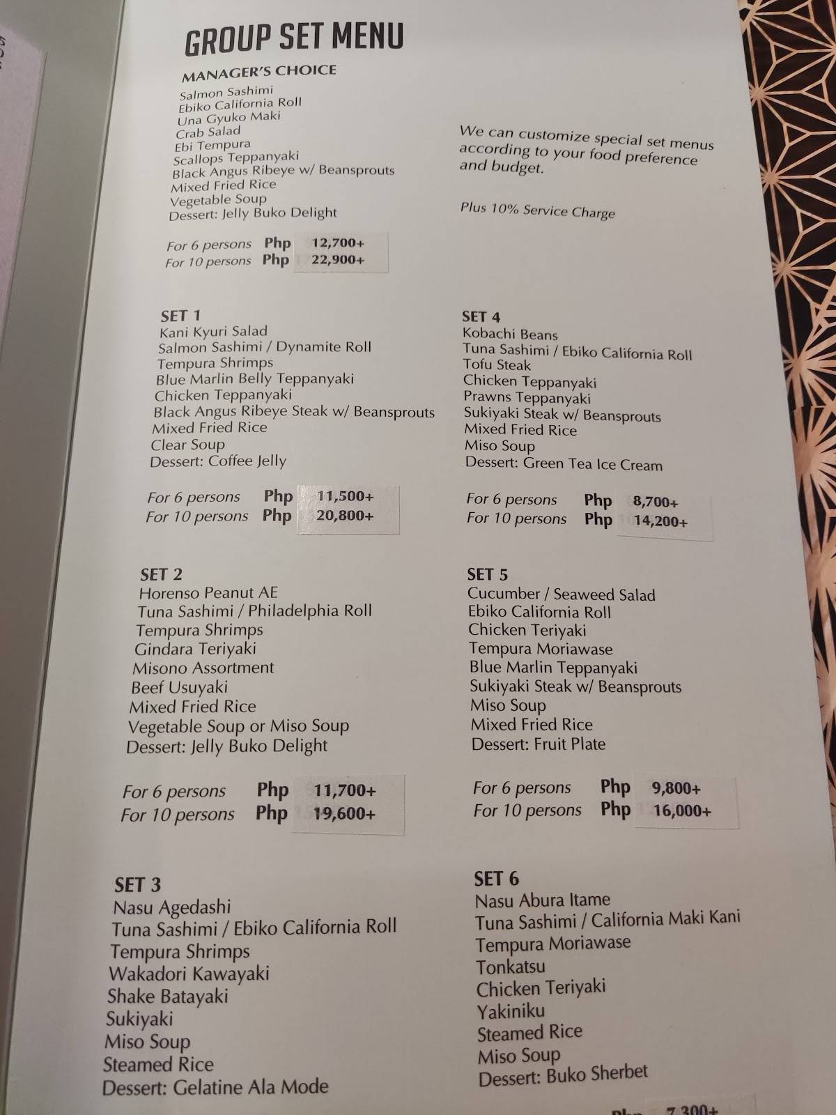 Menu at KIMPURA Japanese Restaurant, Greenhills, San Juan, San Juan ...