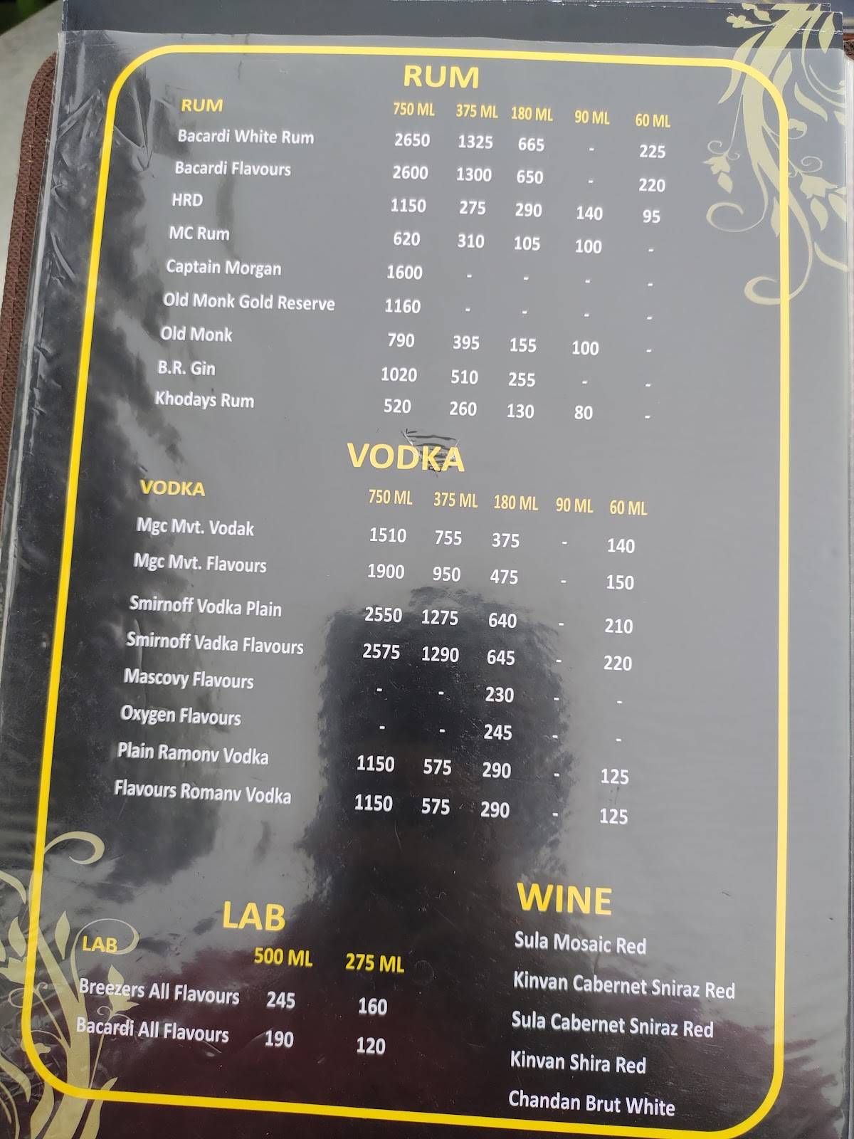 Menu at Kick Bunk Restaurant and Bar, Bengaluru