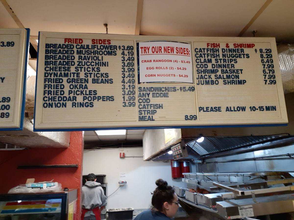 Menu at King Edwards Fried Chicken fast food, Saint Charles