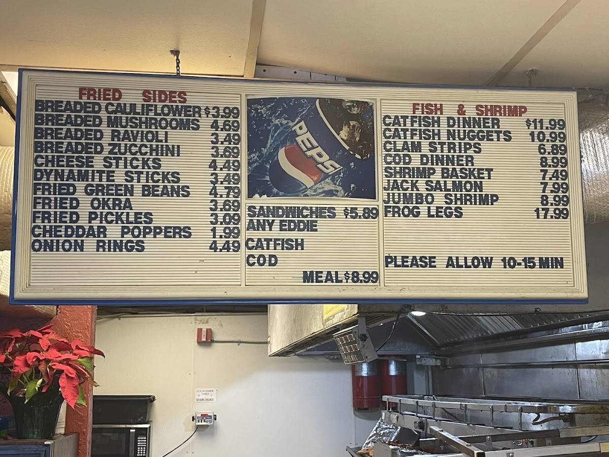 Menu at King Edwards Fried Chicken fast food, Saint Charles
