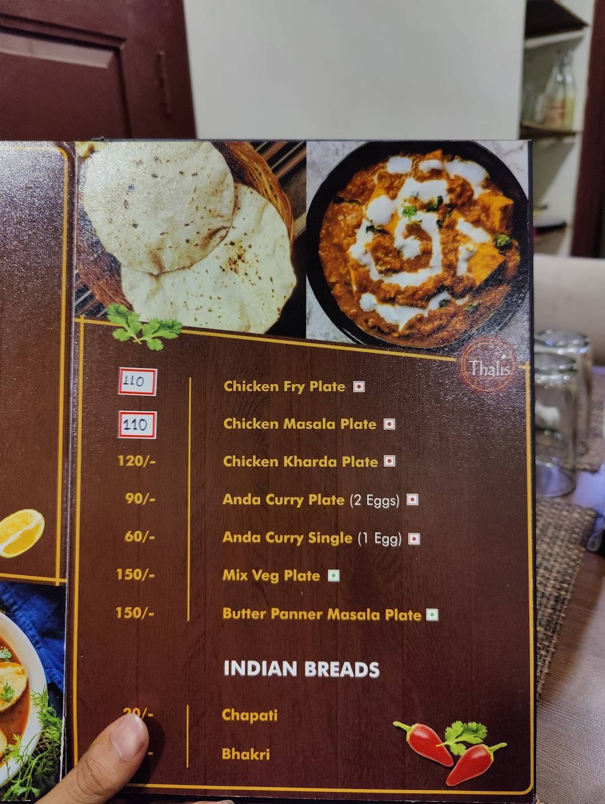 Menu at The Thalis ( Kolhapuri Thali ) - Best kolhapuri Non-veg thali ...