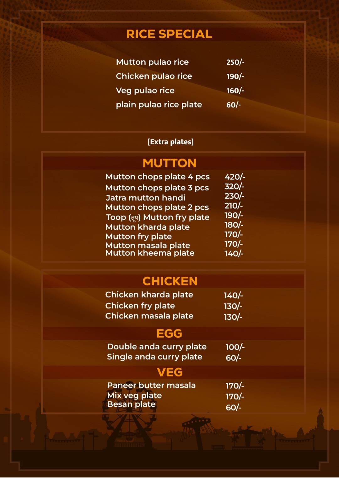 Menu at The Thalis ( Kolhapuri Thali ) - Best kolhapuri Non-veg thali ...