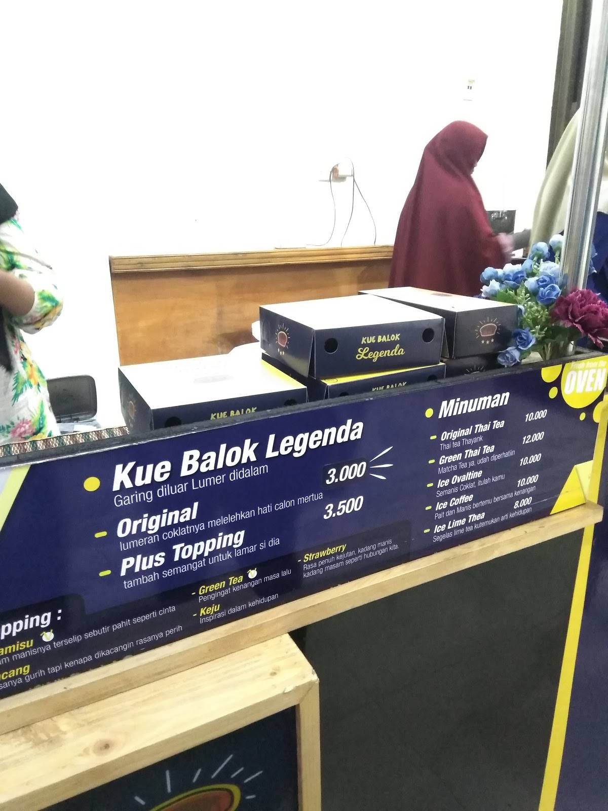 Carta del restaurante Kue Balok Legenda Malang (Sawojajar), Malang