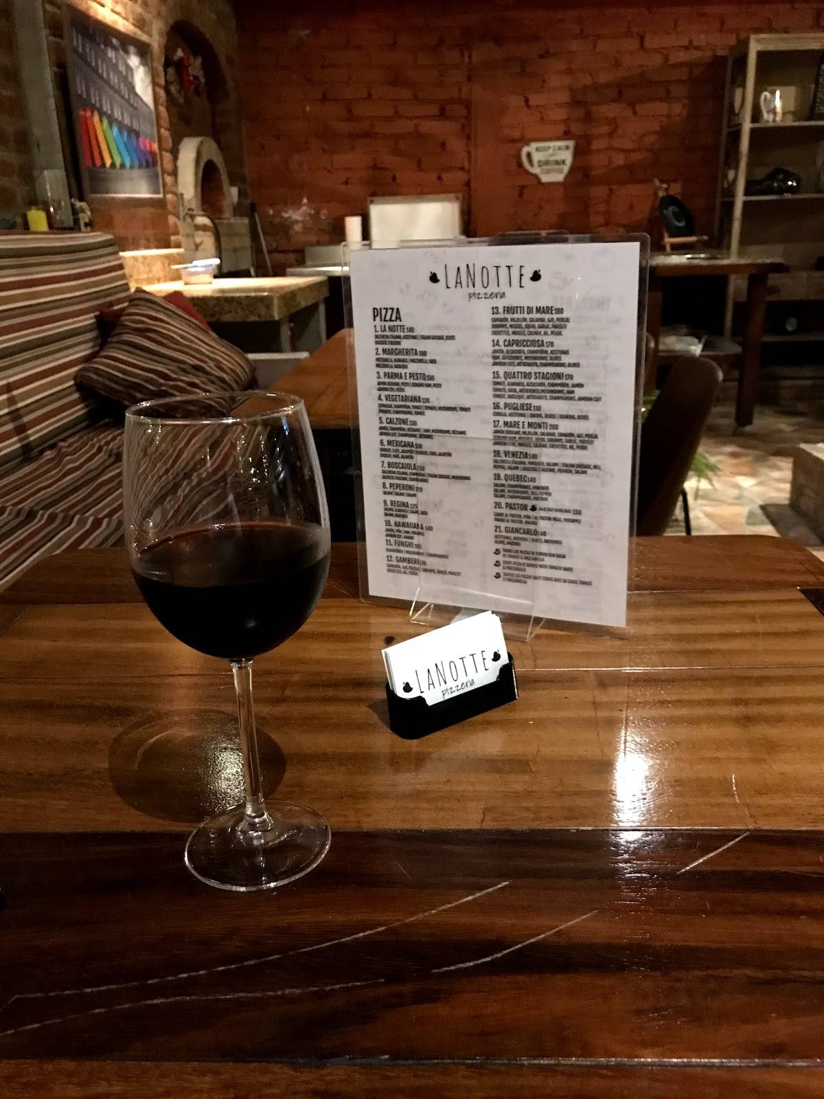 Menu at La Notte Pizzería Restaurant&Bar, Puerto Vallarta