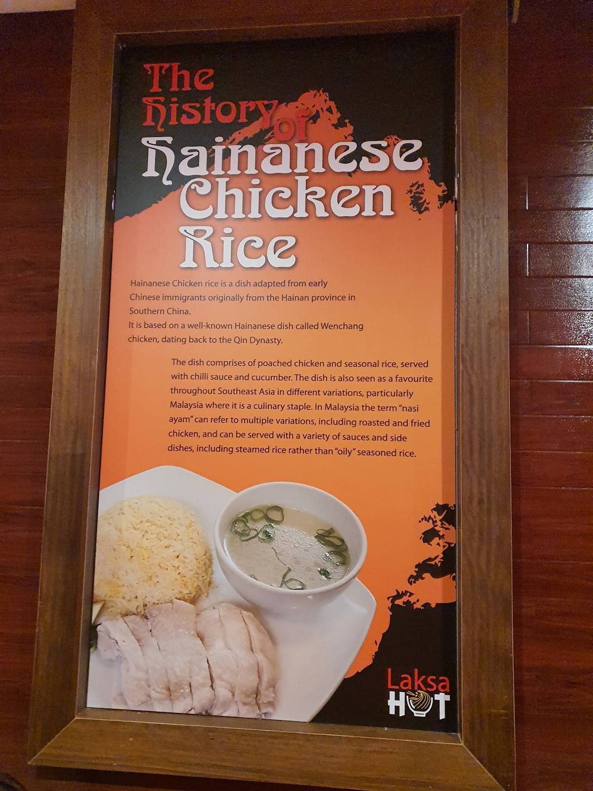 Menu at Laksa Hut Yarraville restaurant, Yarraville