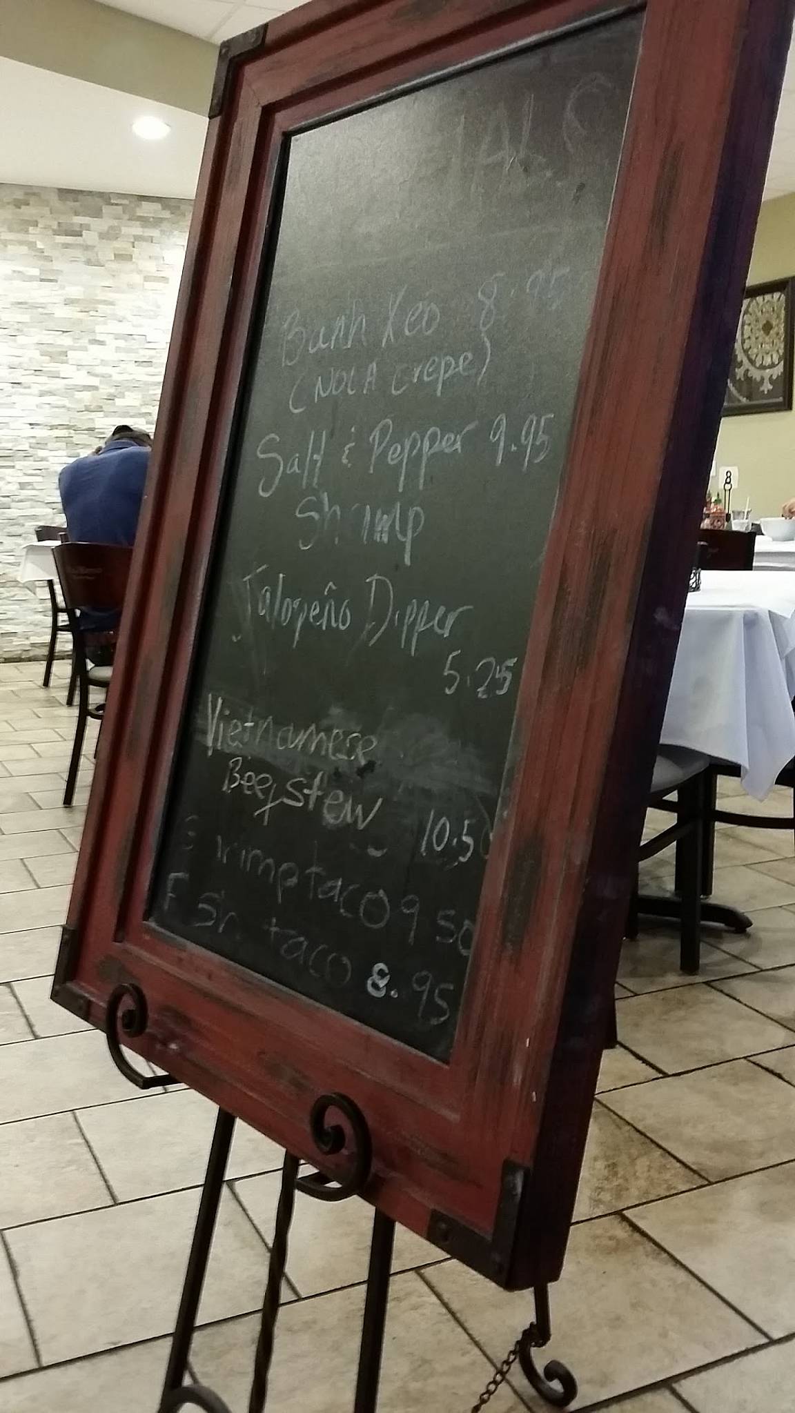 Menu at Noosh Afghan Cuisine restaurant, Lansing