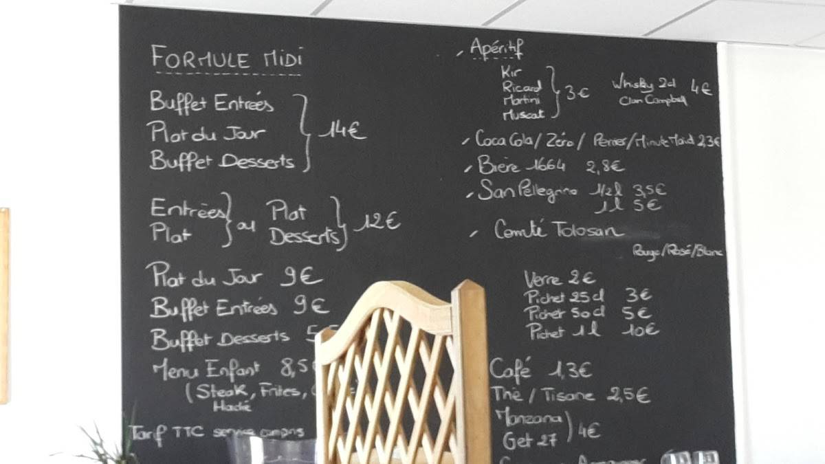Menu au Le 505 Avenue restaurant, Saint-Sulpice-la-Pointe