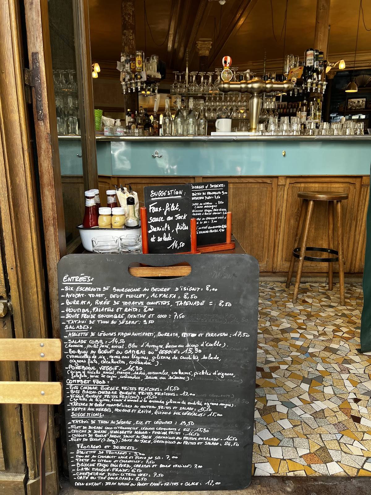 Carta de Le Pure Café, Paris, 14 Rue Jean-Macé