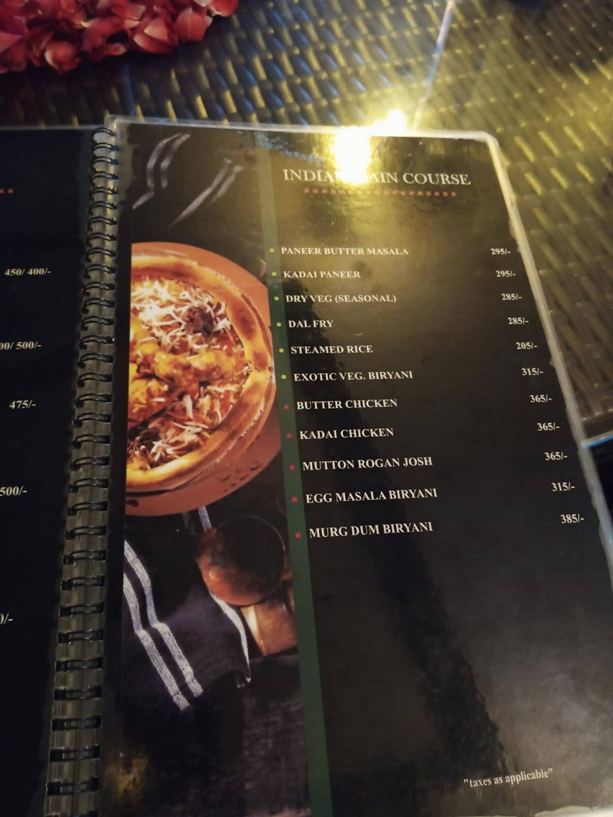 Menu at Liquid Lounge, Kanpur, 118/54-55