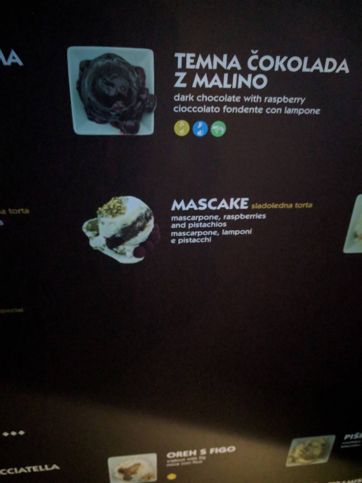 Menu da Cacao Ljubljana pub & bar, Lubiana, Petkovškovo nabrežje 3