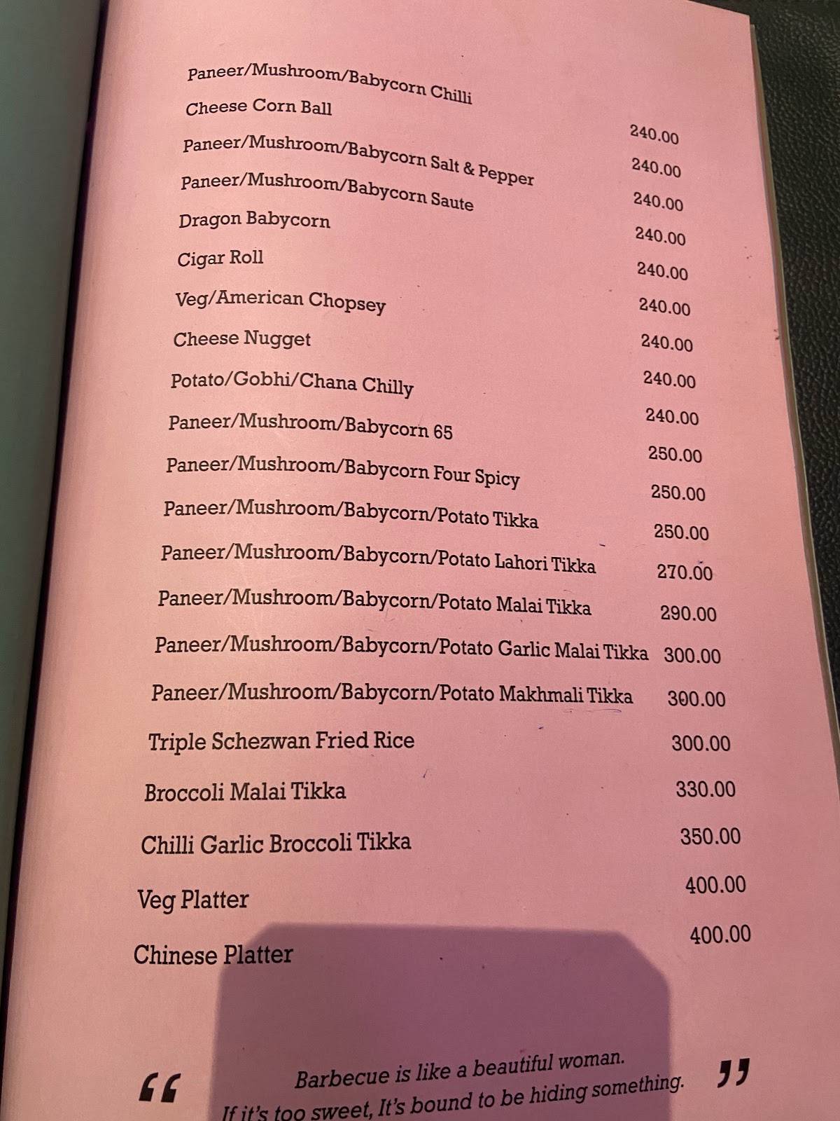 Menu at MP'S KITCHEN Restaurant & dhaba & caterers & lunch buffet @499 ...