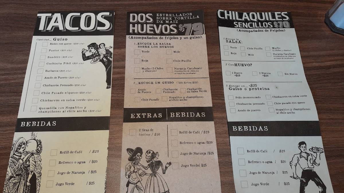 Carta del restaurante Macho Mexicano, Chihuahua, Perif. del la Juventud ...