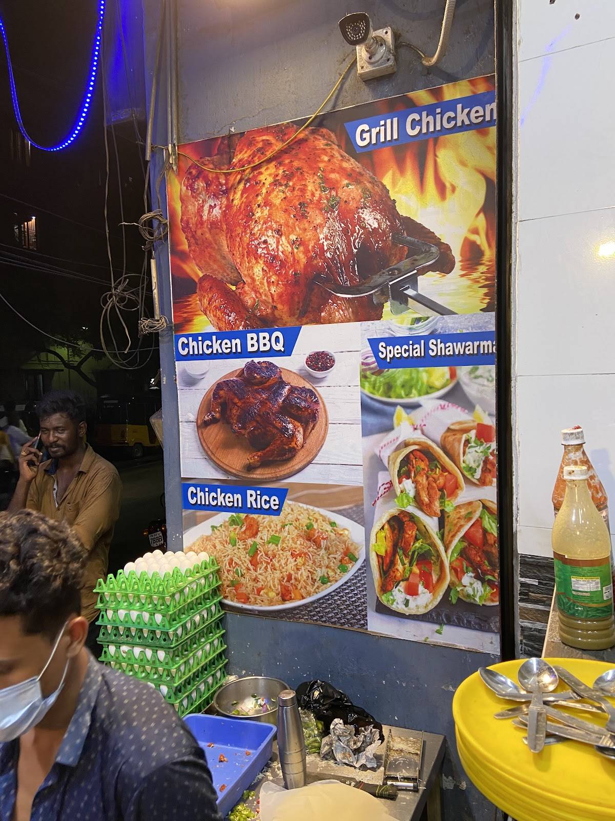Menu at Madras Chicken & Mutton Stall wholesale & Retail Also Evening ...