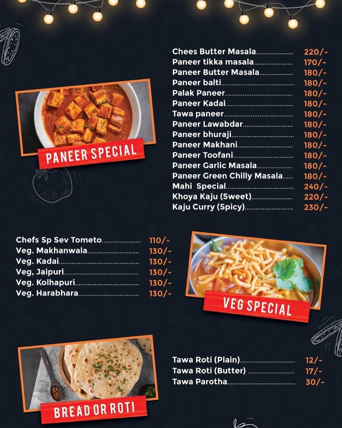 Menu at Mahi The Food Corner, Ahmedabad