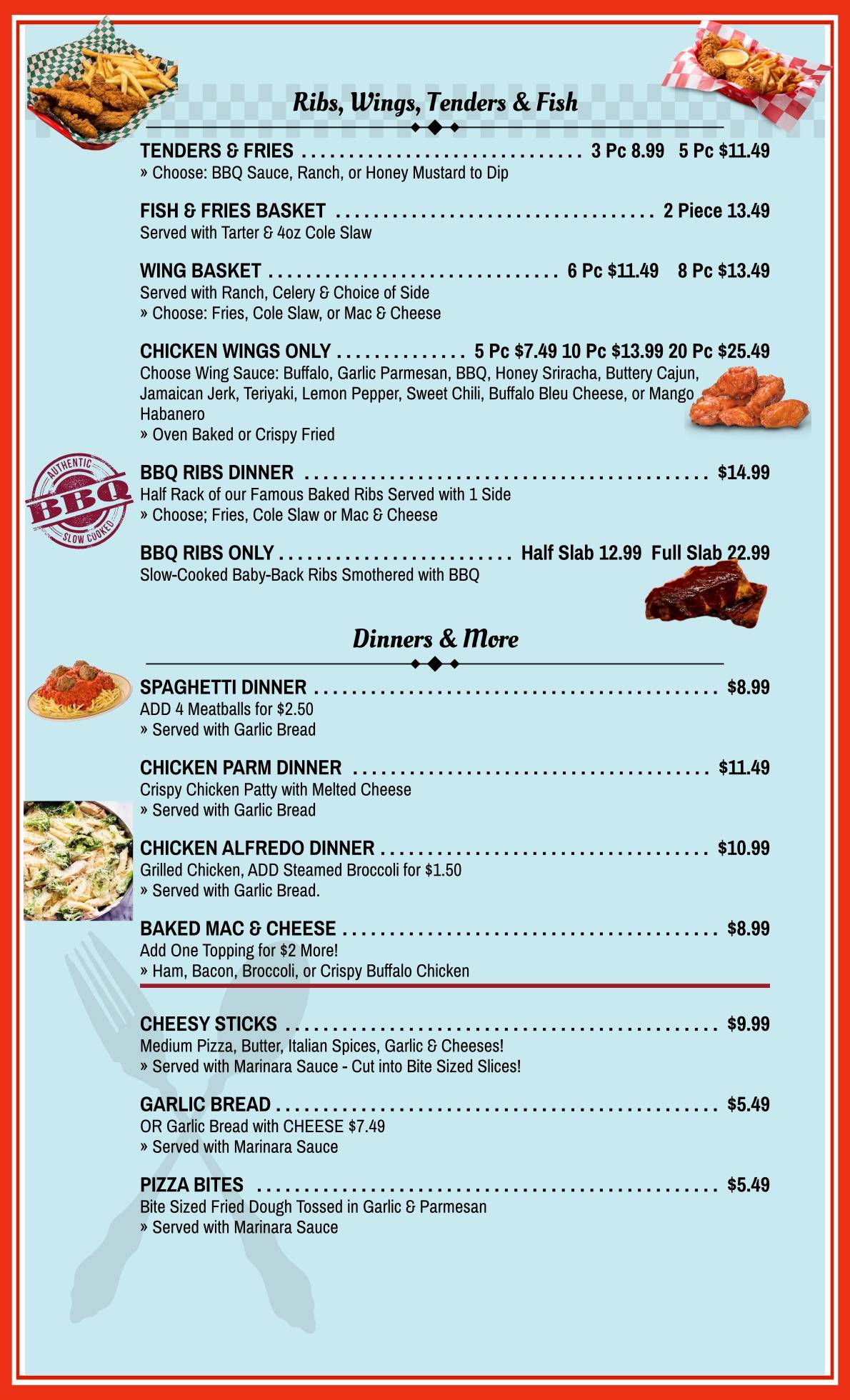 Menu at Market 27 pizzeria, Avon Park, US Hwy 27 N