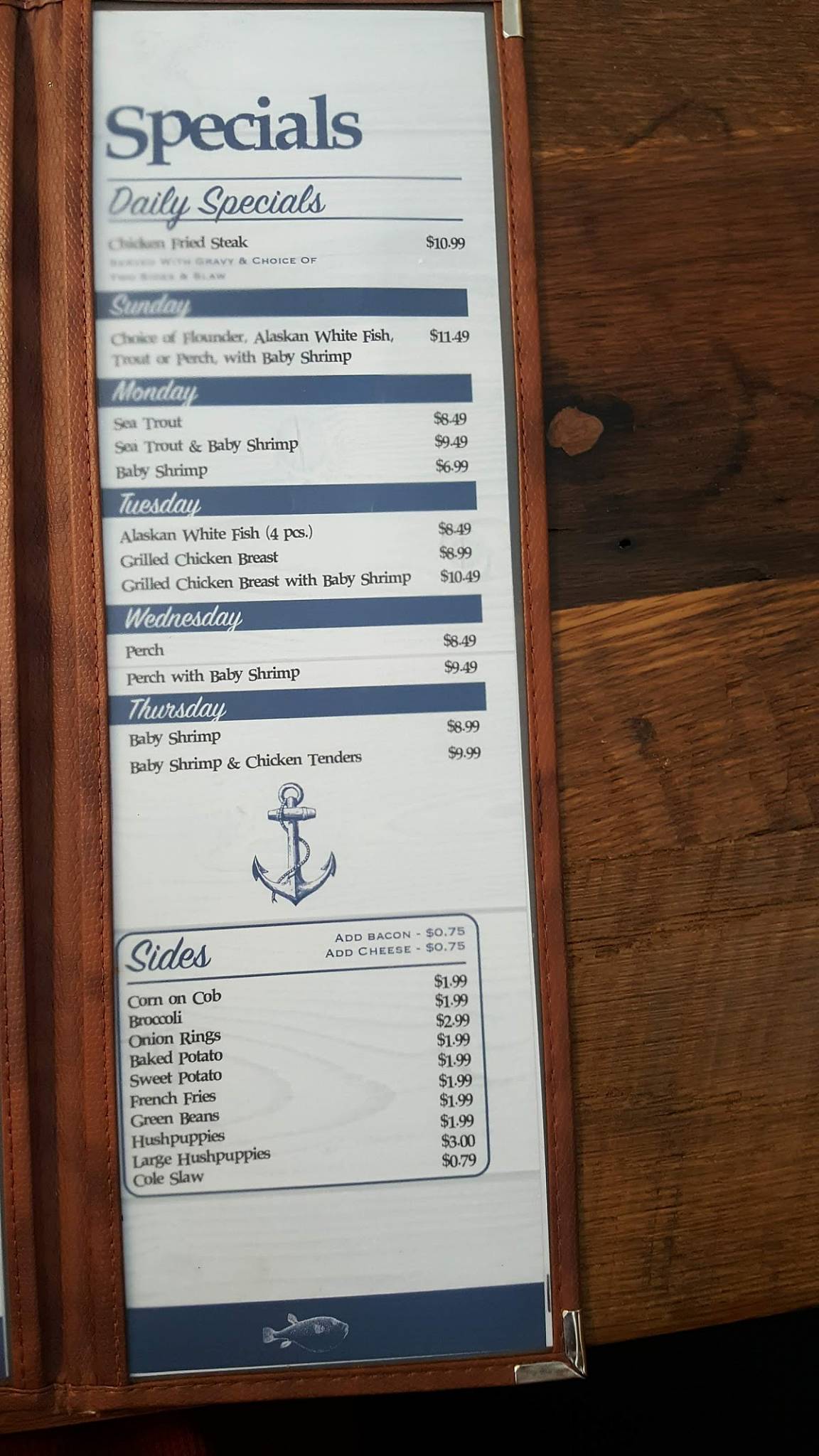 Menu at Mayflower Seafood Restaurant, Elizabethton, US-19E