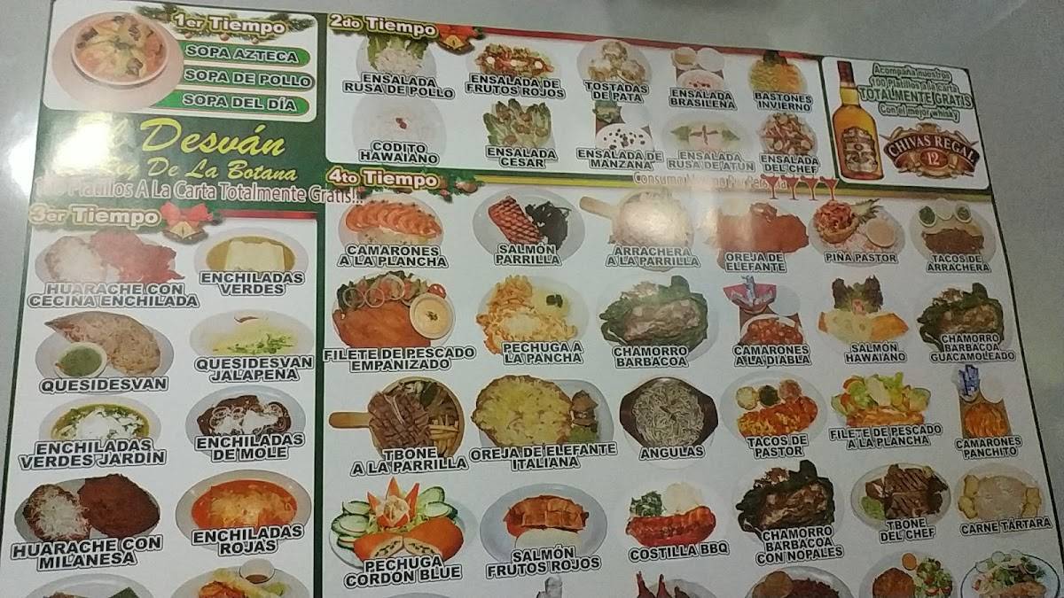 Carta del restaurante El Desván, Ciudad del México, Av. Insurgentes Sur ...