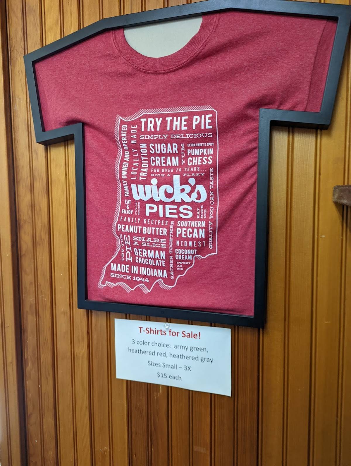 Menu at Mrs. Wick's Restaurant & Pie Shop, Winchester