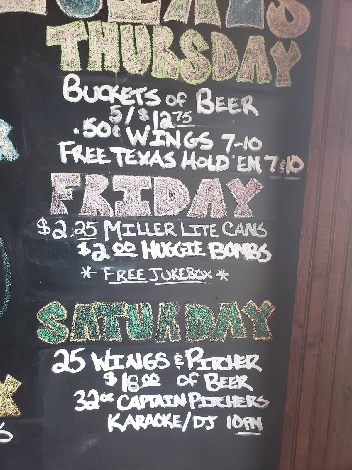 Menu at Mugshots Cafe, Pittsburgh