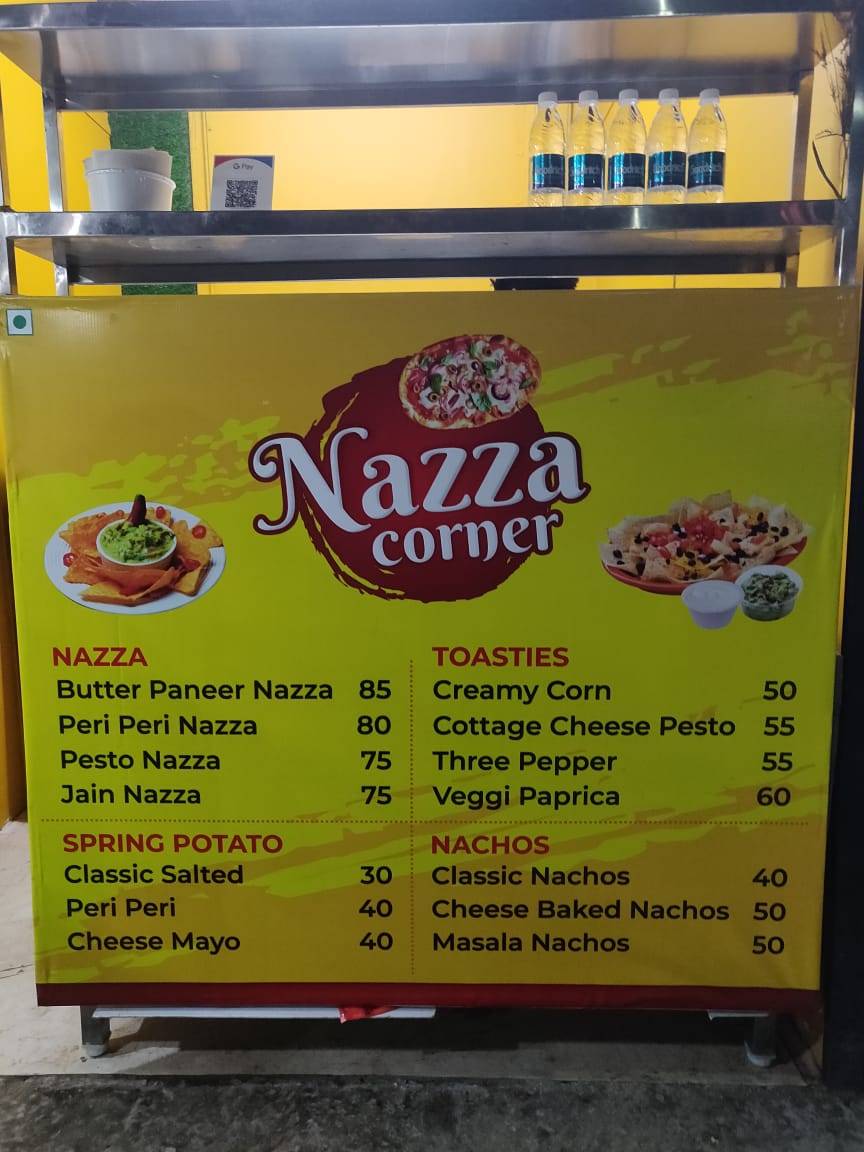 Menu at Nazza Corner (Multi Cuisine Fusion Cafe), Kolhapur
