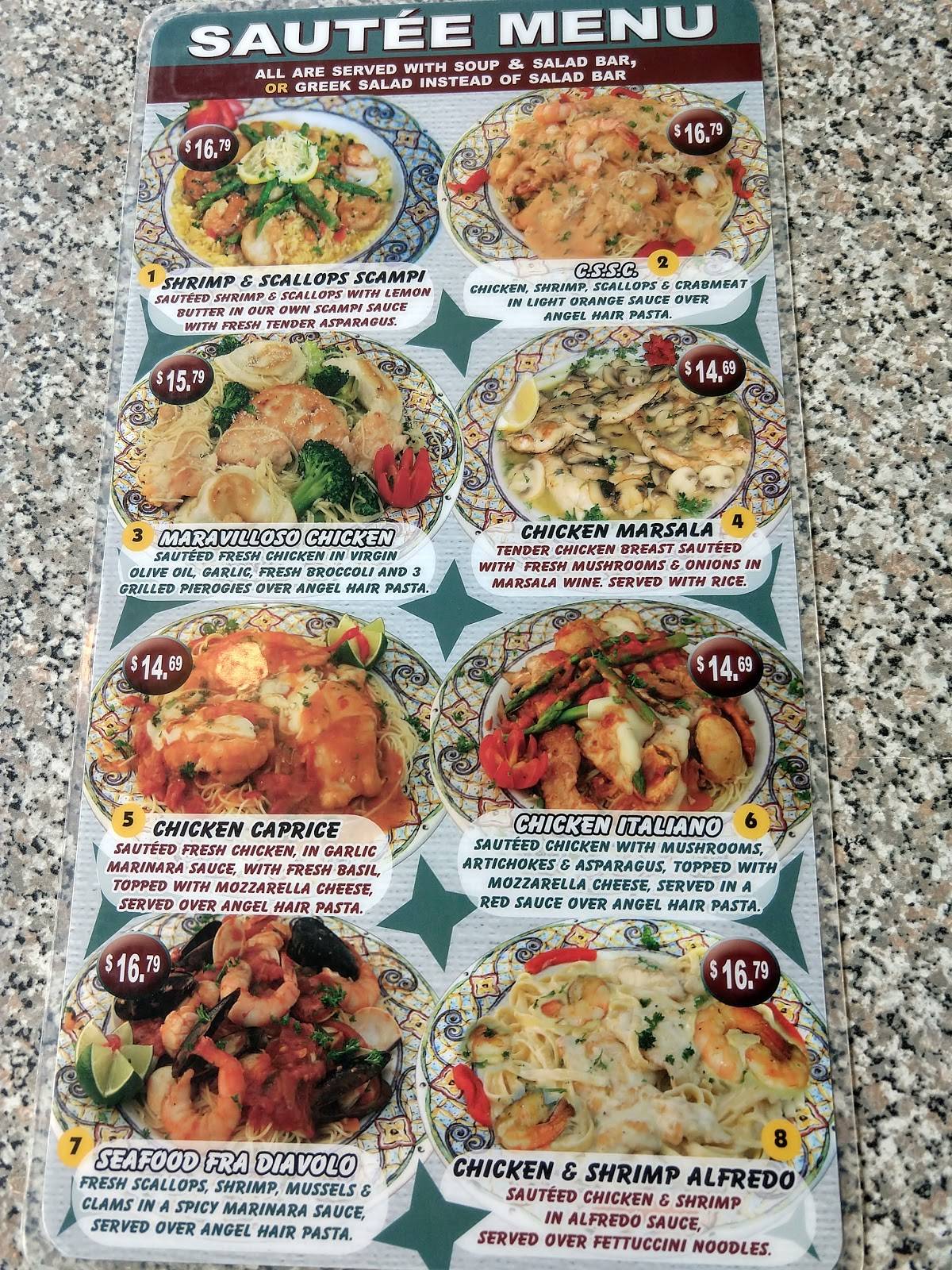 Menu at New City View Diner restaurant, Whitehall