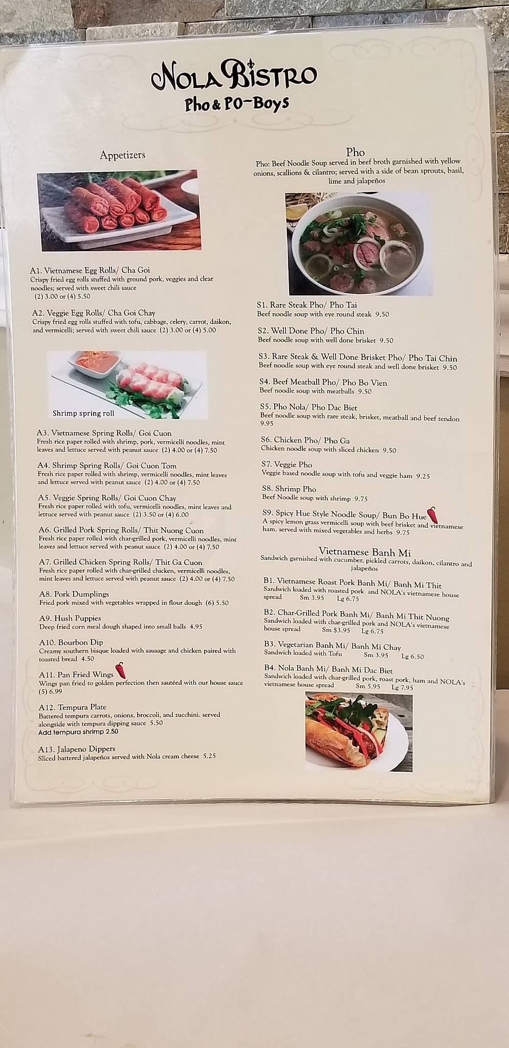 Menu at Noosh Afghan Cuisine restaurant, Lansing