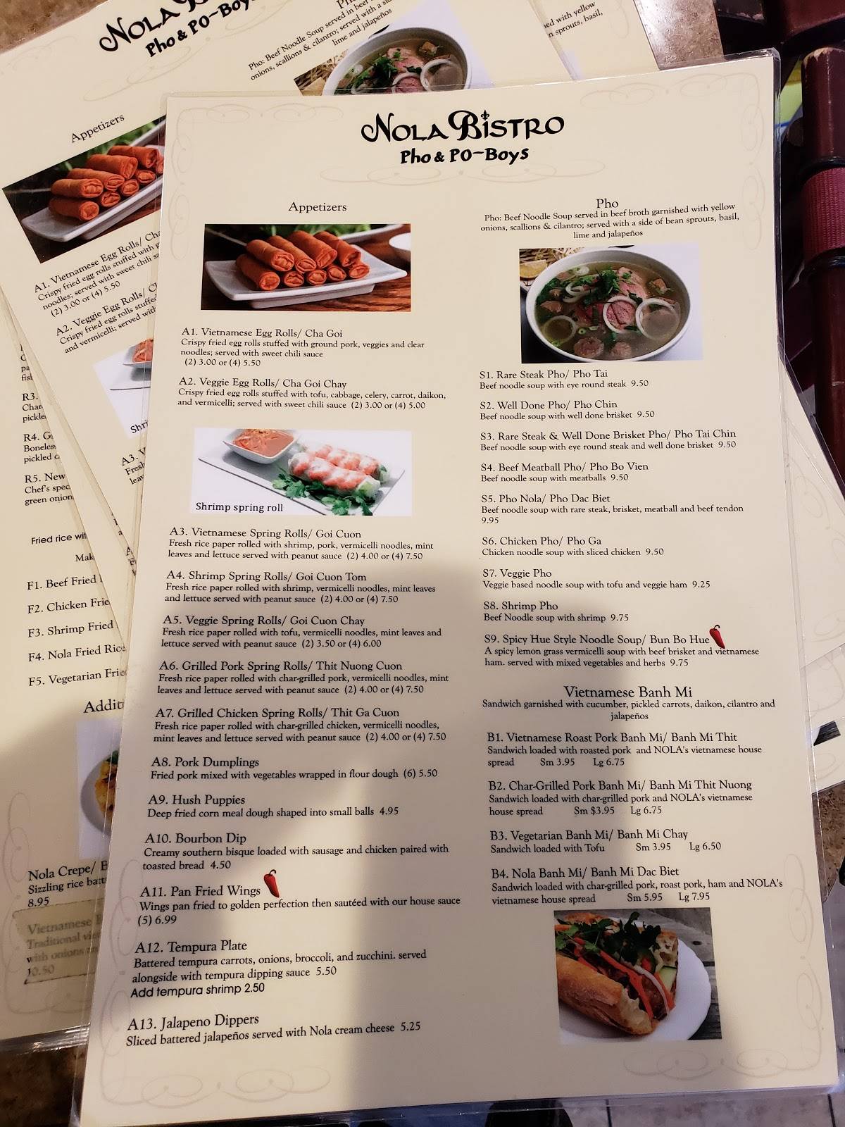 Menu at Noosh Afghan Cuisine restaurant, Lansing