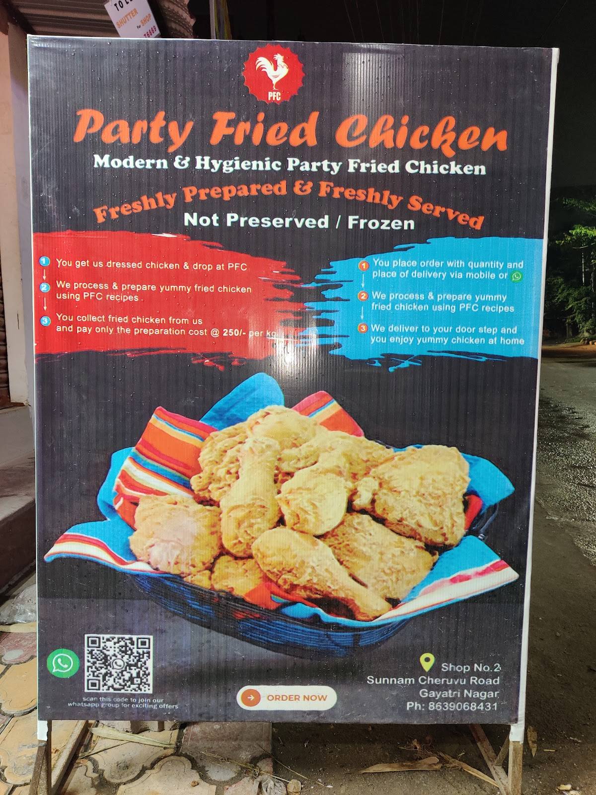 Menu at PARTY FRIED CHICKEN, Hyderabad