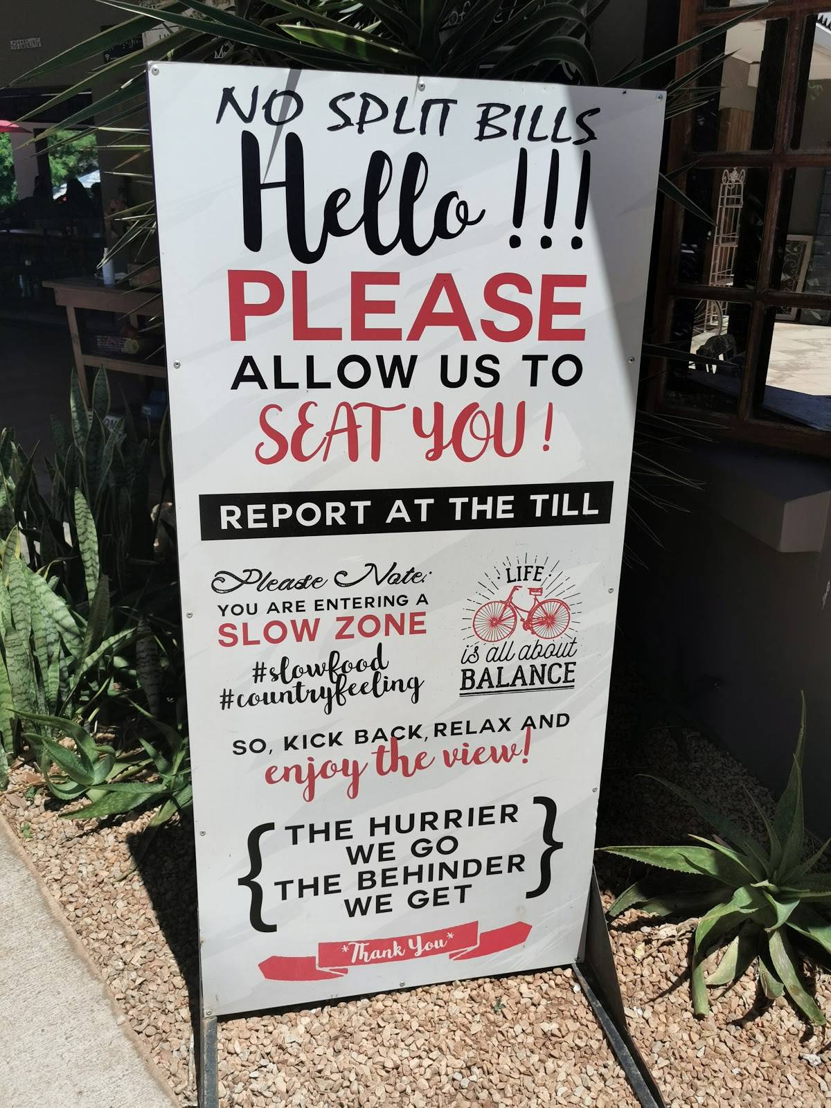 Menu at Padlangs Country Restaurant - Patensie, South Africa