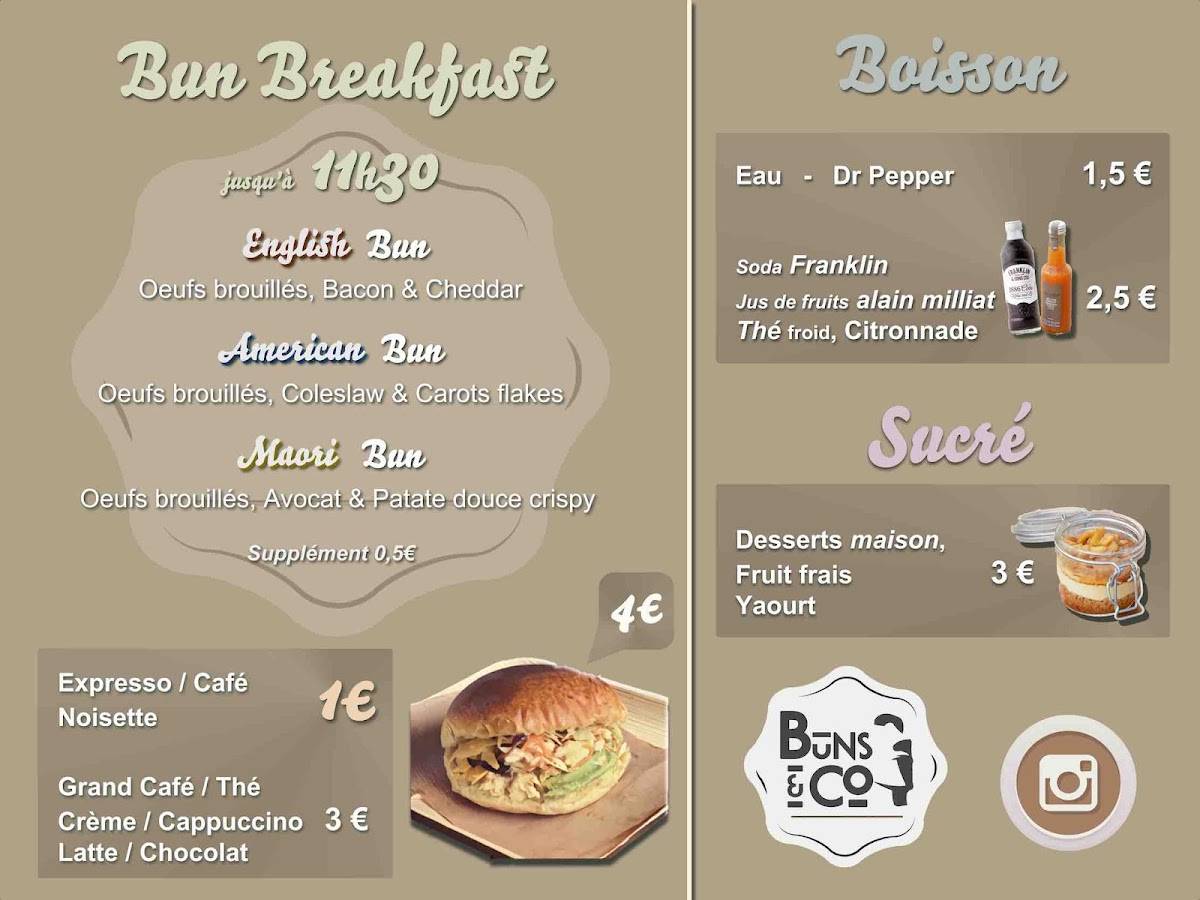 Menu at Mian Fan Taiwanese Fried Chicken restaurant, Paris